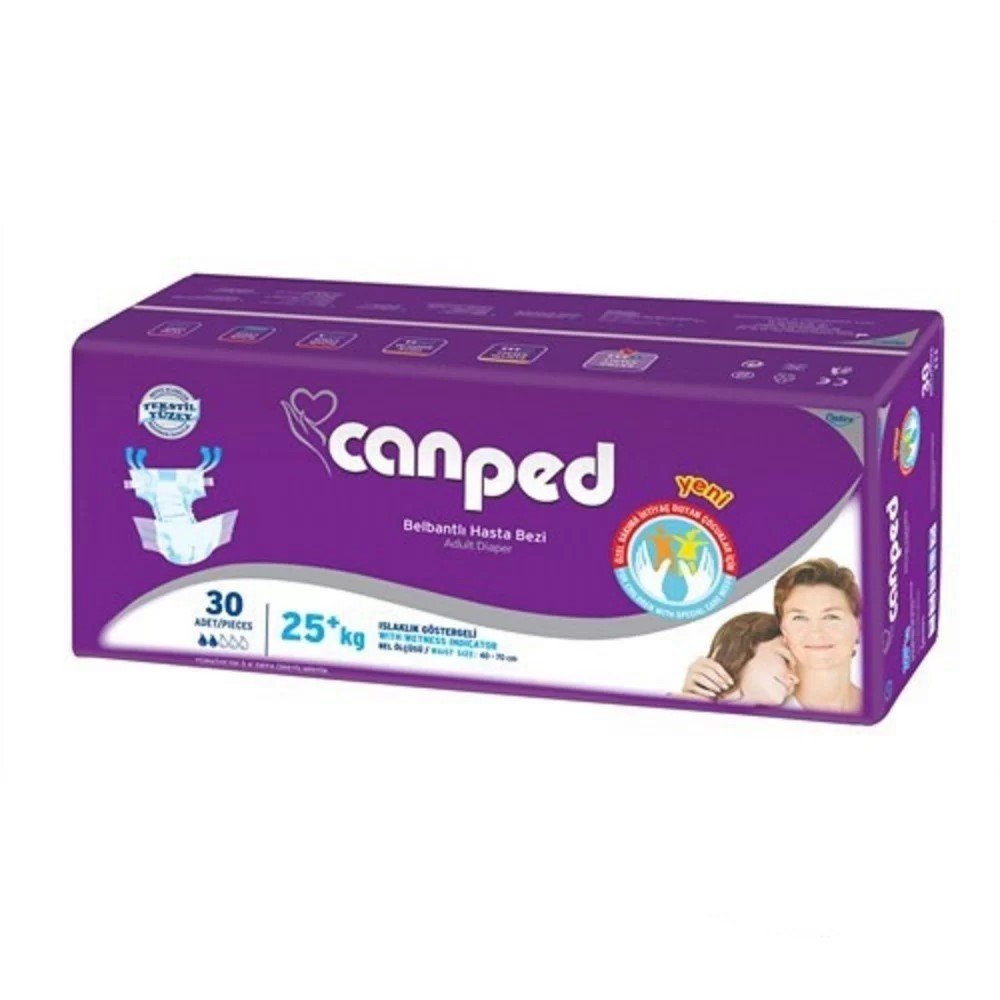 Canped Belbantlı Hasta Bezi Extra Küçük Boy XS 30 Adet