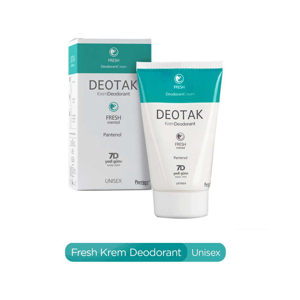 Deotak Fresh Menthol Krem Deodorant 35 ml