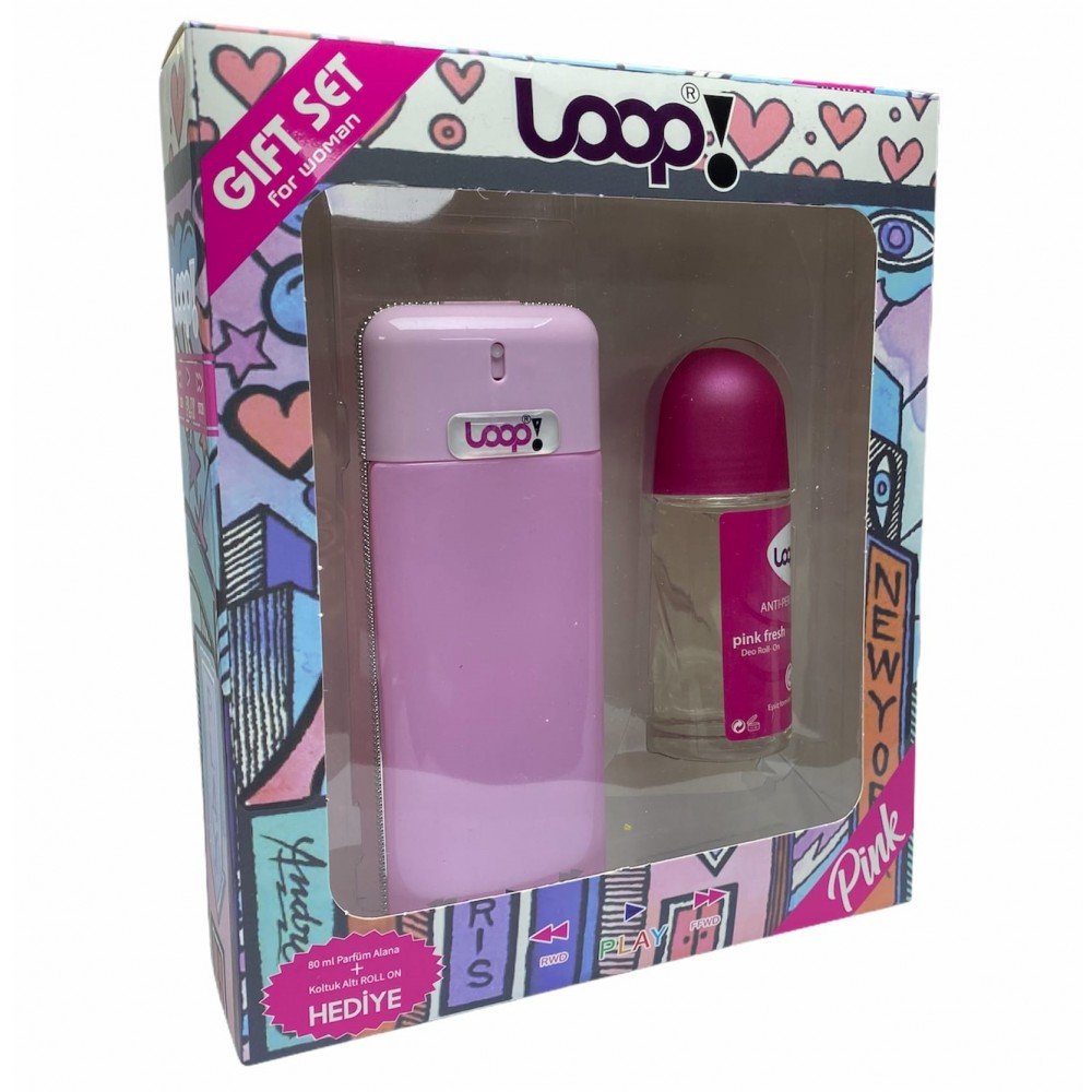 Loop Edt Parfüm 80 Ml - Roll-On 50 Ml Set Kadın