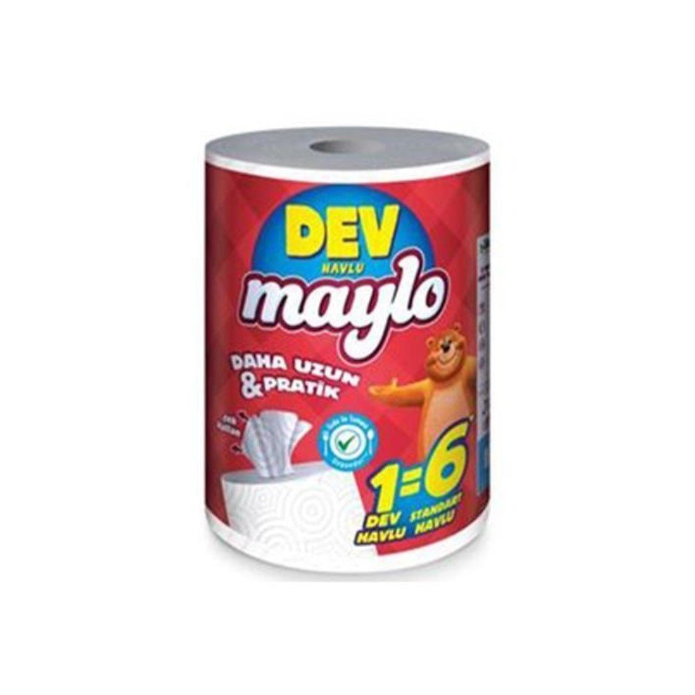 Maylo Dev Havlu 600 Yaprak Rulo - 1 Paket