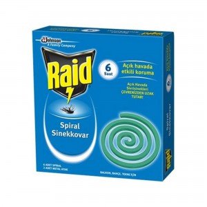 Raid Spiral Sinek Kovar 6 Adet