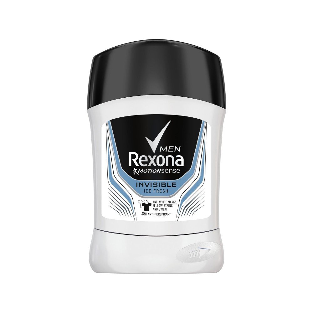 Rexona Invisible Black White Ice Fresh Erkek Stick Deodorant 50ml