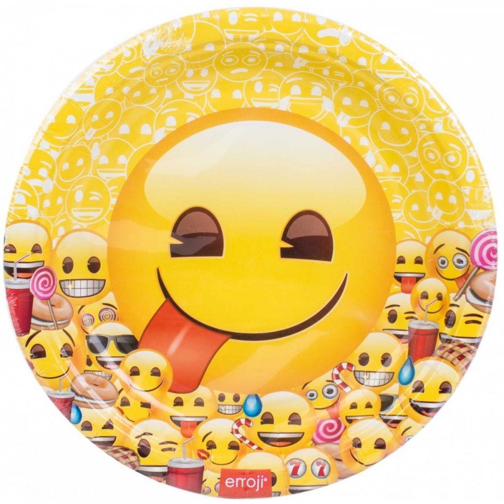 Roll-Up Karton Tabak Emoji Dünyası 23cm 8'li