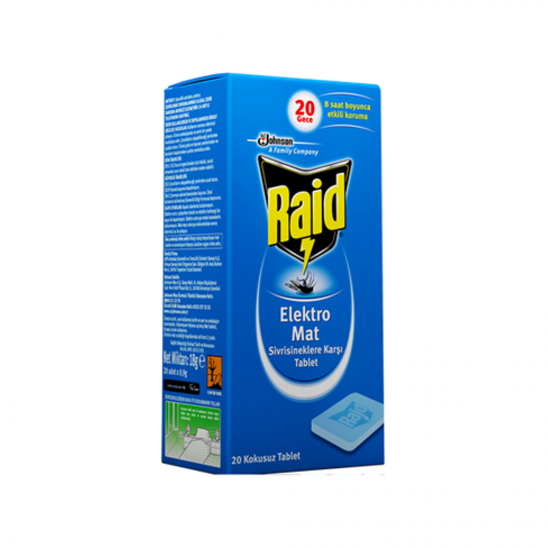 Raid Elektromat Yedek Tablet Sinek Kovucu 20'li