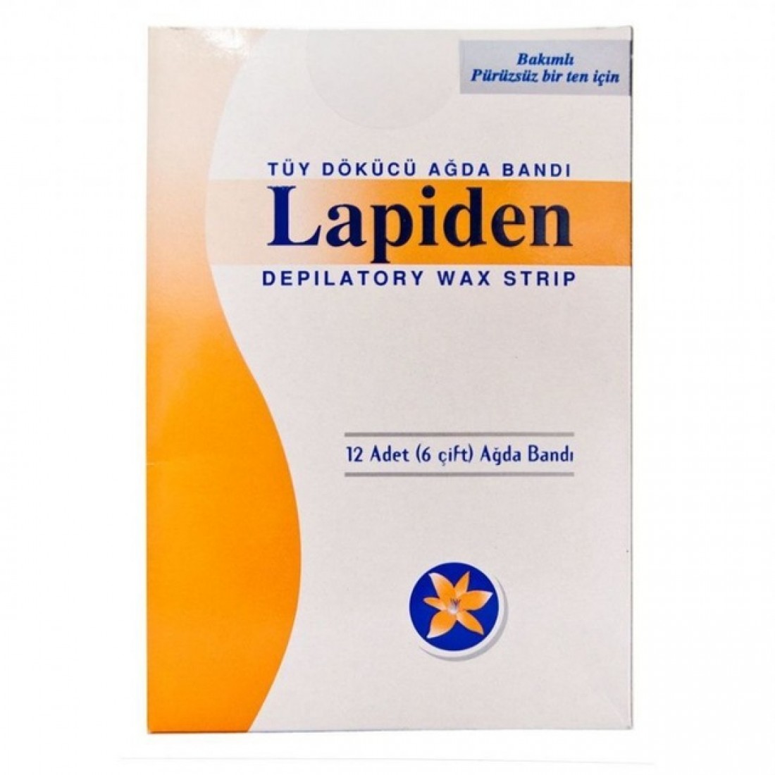 Lapiden Ağda Bandı Vücut Için 12 Adet (6 Çift)