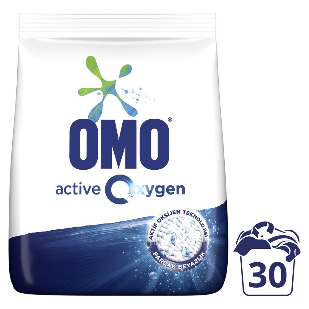 Omo Active Oxygen Toz Çamaşır Deterjanı Beyazlar İçin En Zorlu Lekeleri ...